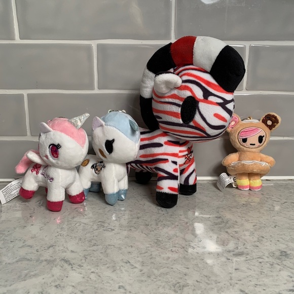 tokidoki | Toys | Lot Of 4 Tokidoki Unicorno Figures 8 Plush Zamba 4 ...